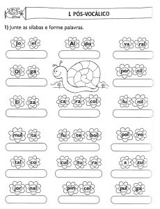 70 ATIVIDADES DE ALFABETIZAÇÃO - JUNTANDO SÍLABAS