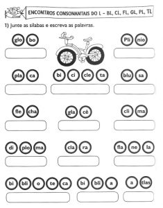 70 ATIVIDADES DE ALFABETIZAÇÃO - JUNTANDO SÍLABAS