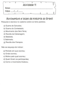 40 Atividades de Geografia e História para 3º, 4º e 5º anos