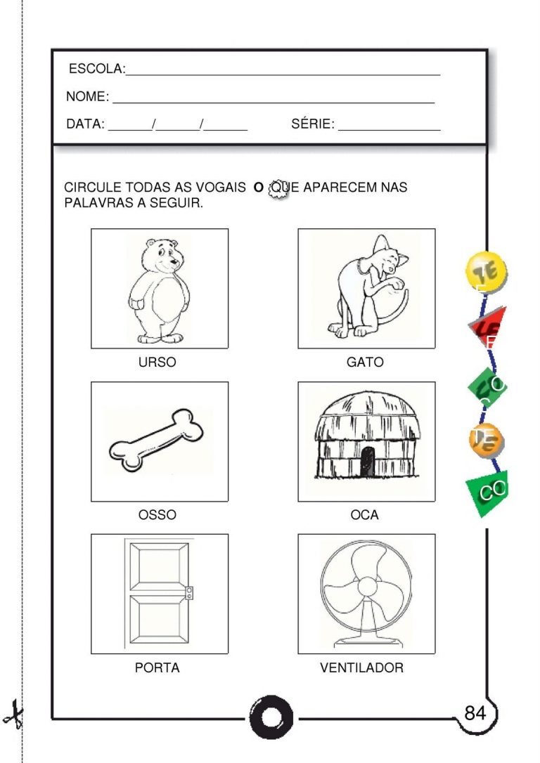 ATIVIDADES COM A LETRA O - Atividades Pedagógicas
