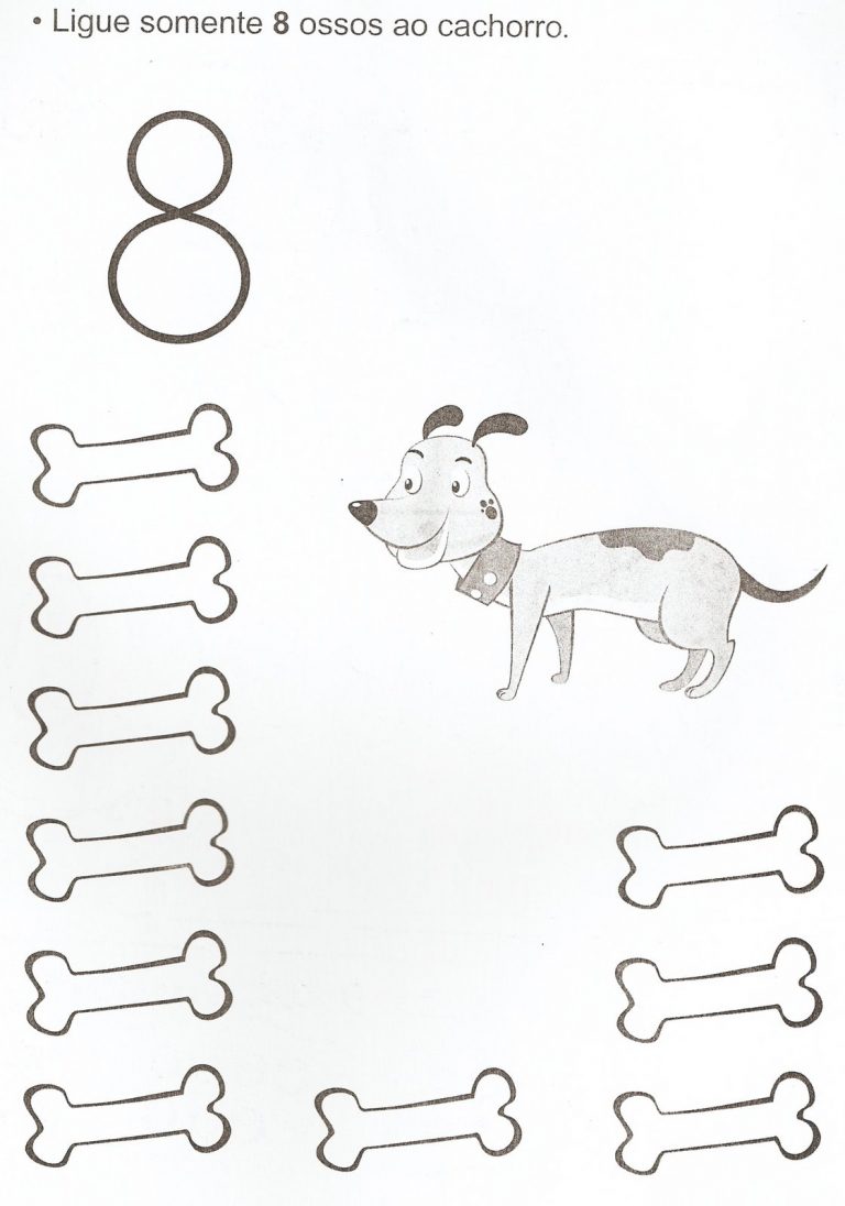 ATIVIDADES COM NUMERO 8 PARA EDUCAÇÃO INFANTIL