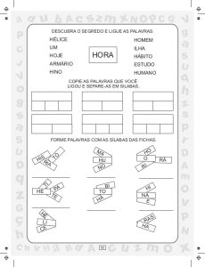 Atividades com as Sílabas HA HE HI HO HU